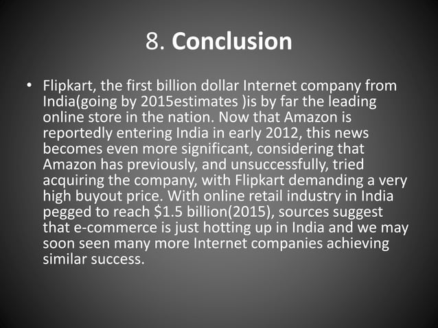 Flipkart : SWOT Analysis + Strategic Management | PPTX