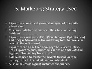 Flipkart : SWOT Analysis + Strategic Management | PPTX