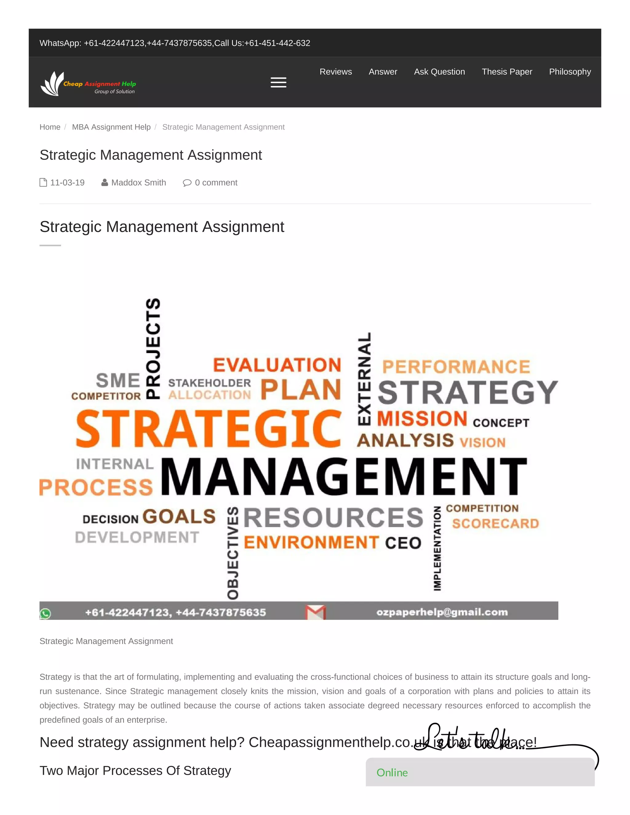 Strategic management assignment | PDF