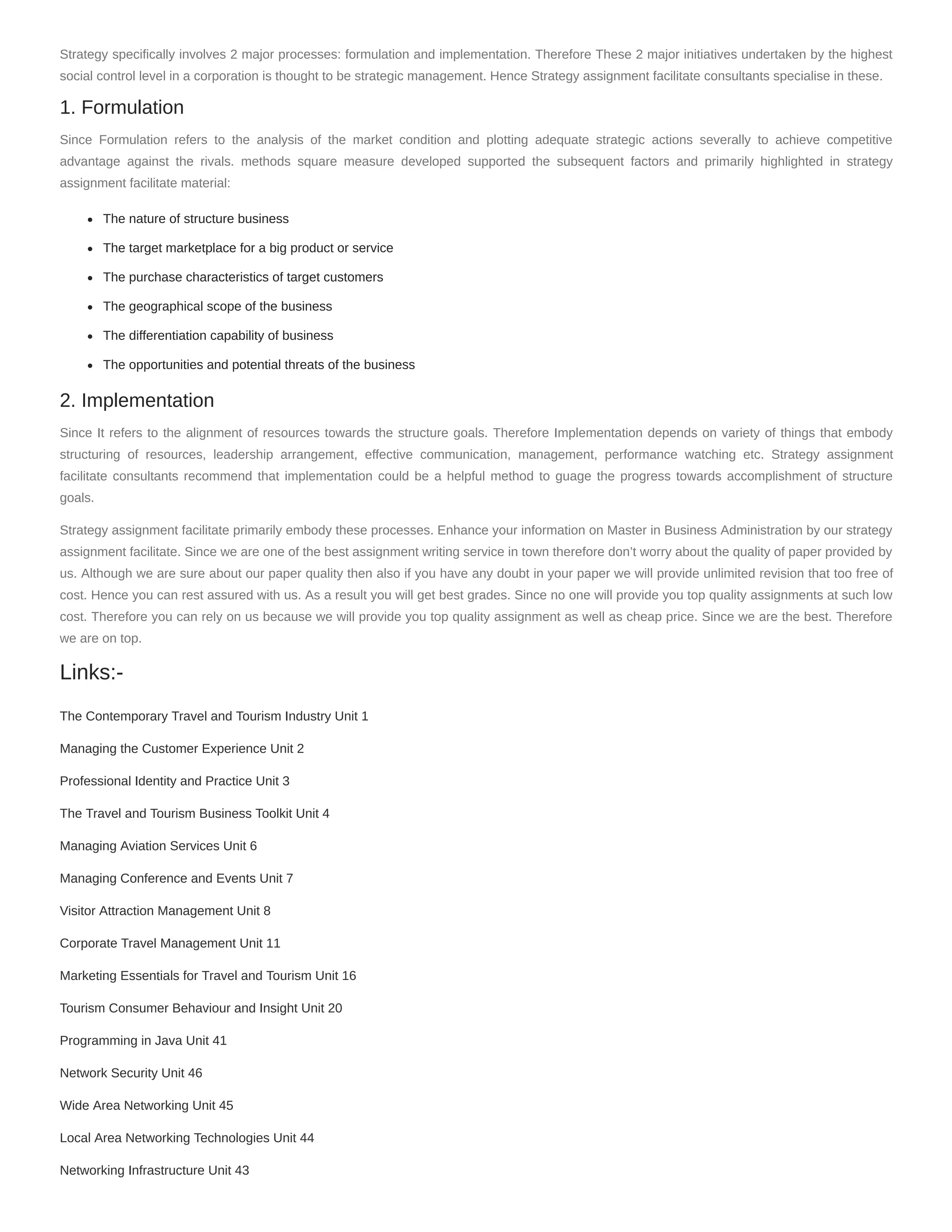 Strategic management assignment | PDF