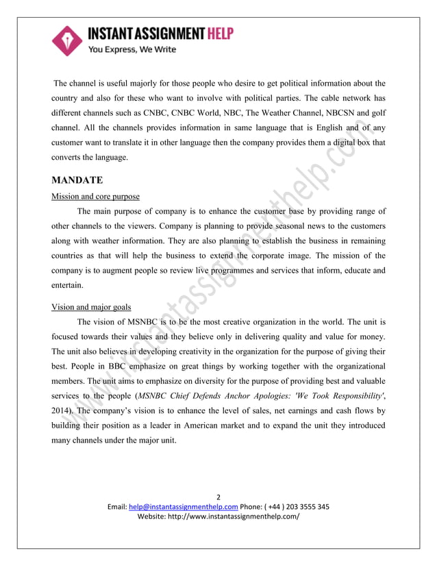 Strategic Management Assignment Sample | PDF