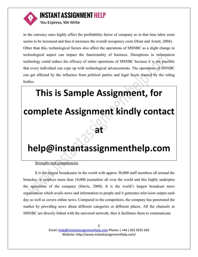 Strategic Management Assignment Sample | PDF