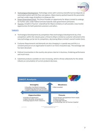 Strategic management assignment wipro | PDF