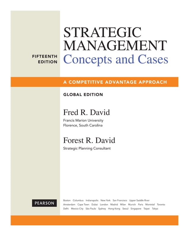 Strategic Management Book.pdf | Business Administration | Business