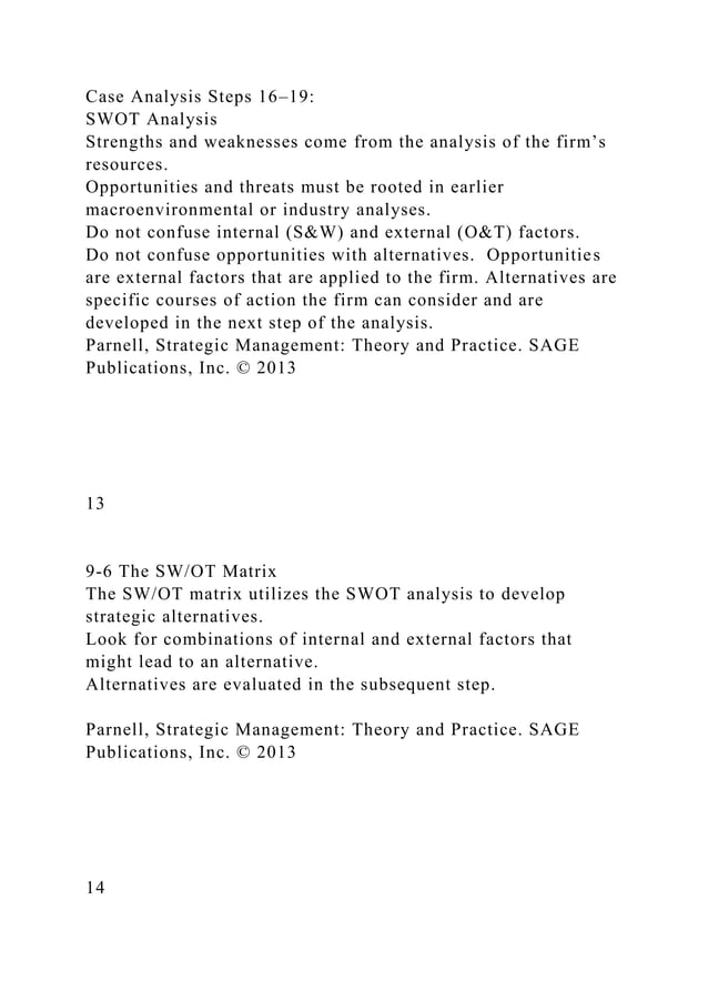 Strategic Management Concepts Chapter 9Strategy Formulation.docx