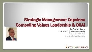 BUS 605: Strategic management Capstone Course | PPTX