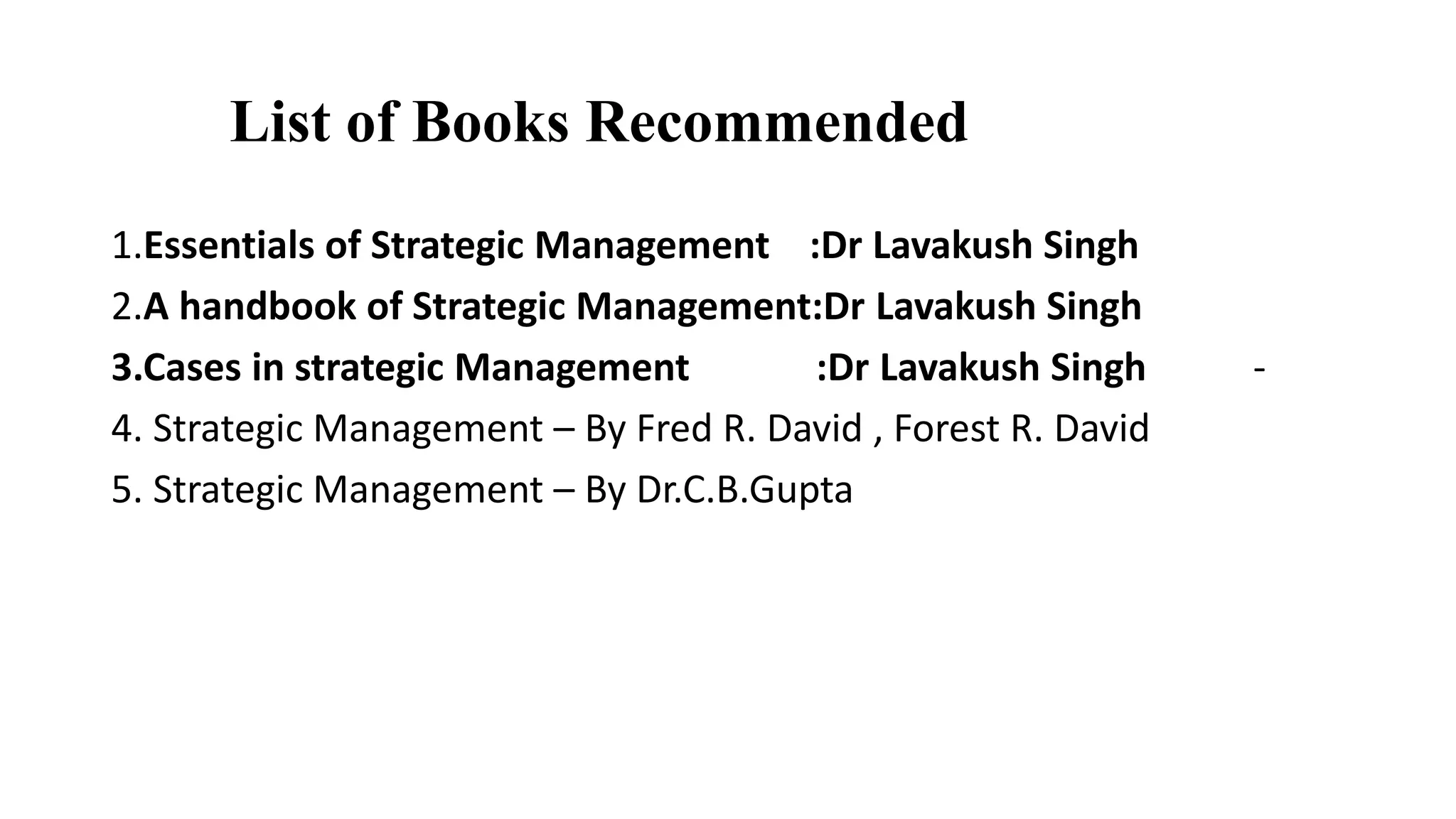 Strategic management & industrial economics | PPTX