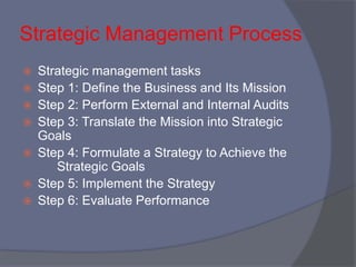 Strategic management in hr | PPTX