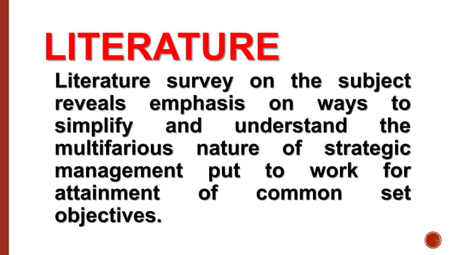 STRATEGIC MANAGEMENT PROCESS - Featuring Policy-Strategy Interlock | PPT