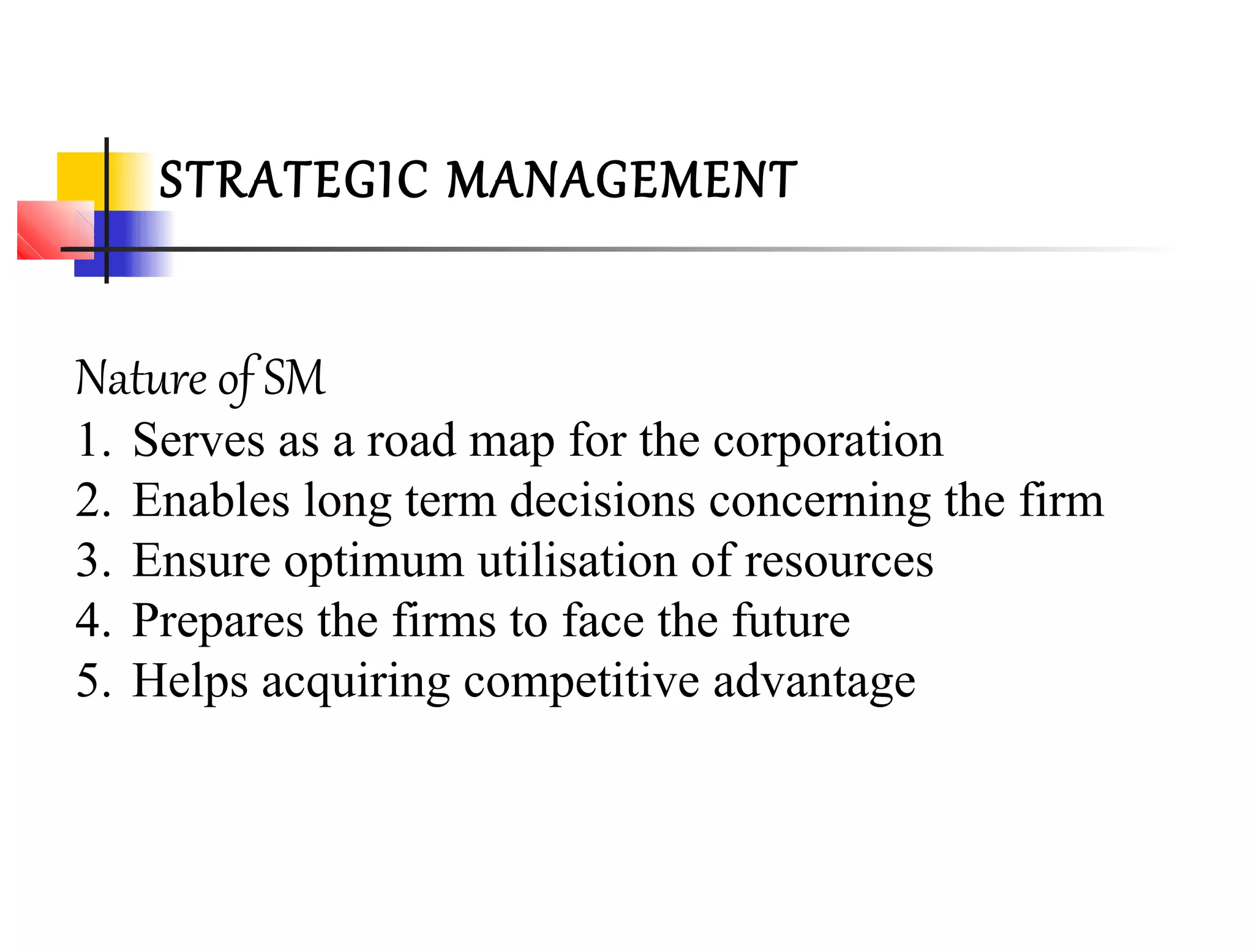 Strategic management module 2 | PPTX