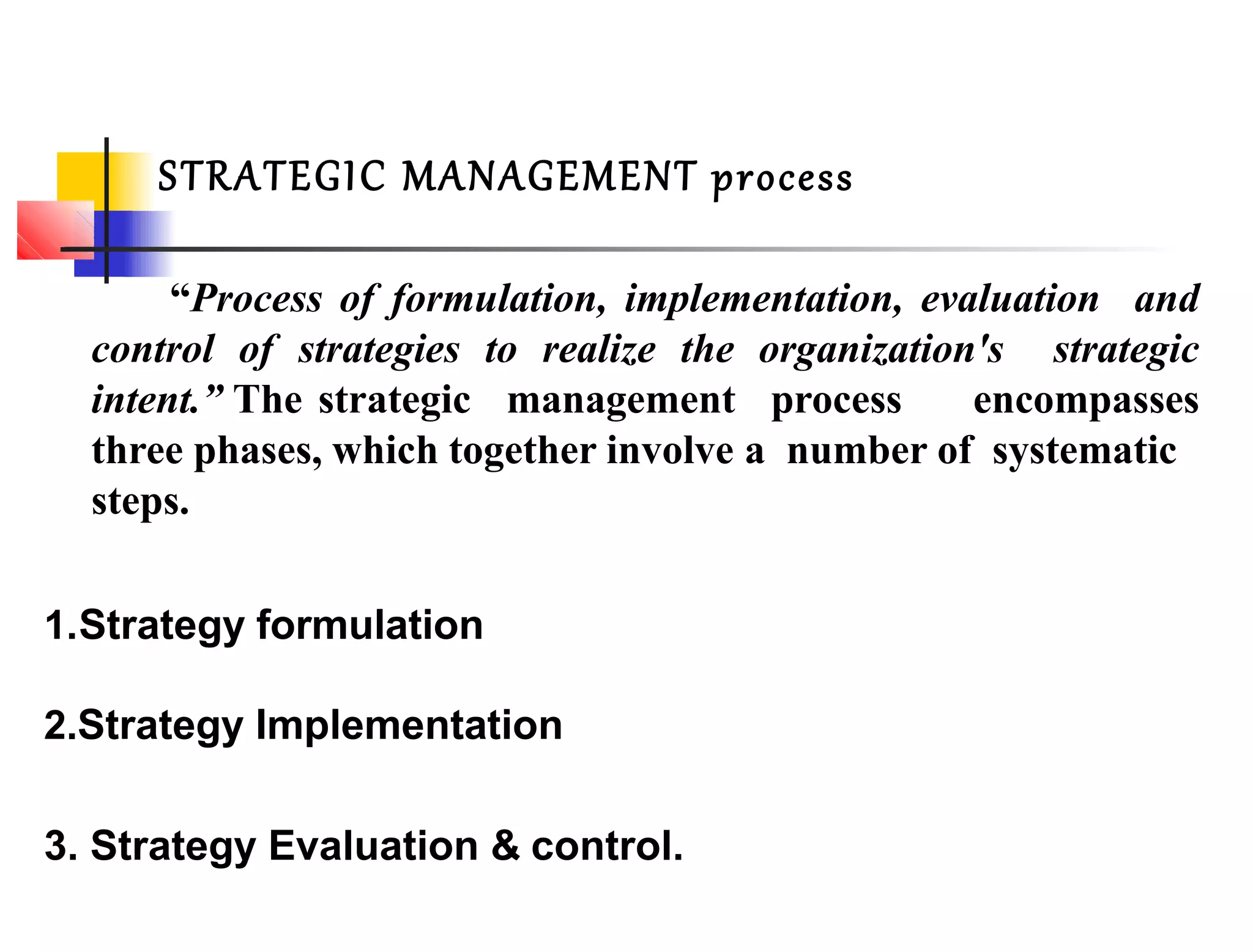 Strategic management module 2 | PPTX