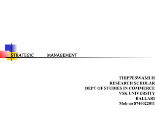 Strategic management module 2 | PPTX