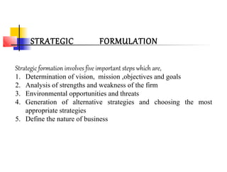 Strategic management module 2 | PPTX