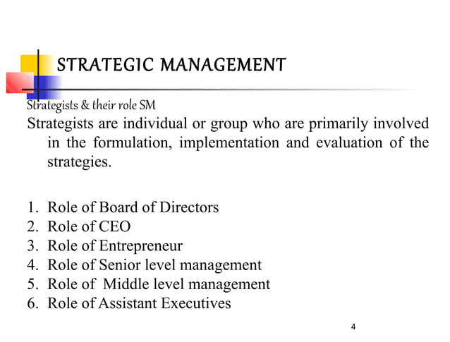 Strategic management module 2 | PPTX | Business Administration | Business
