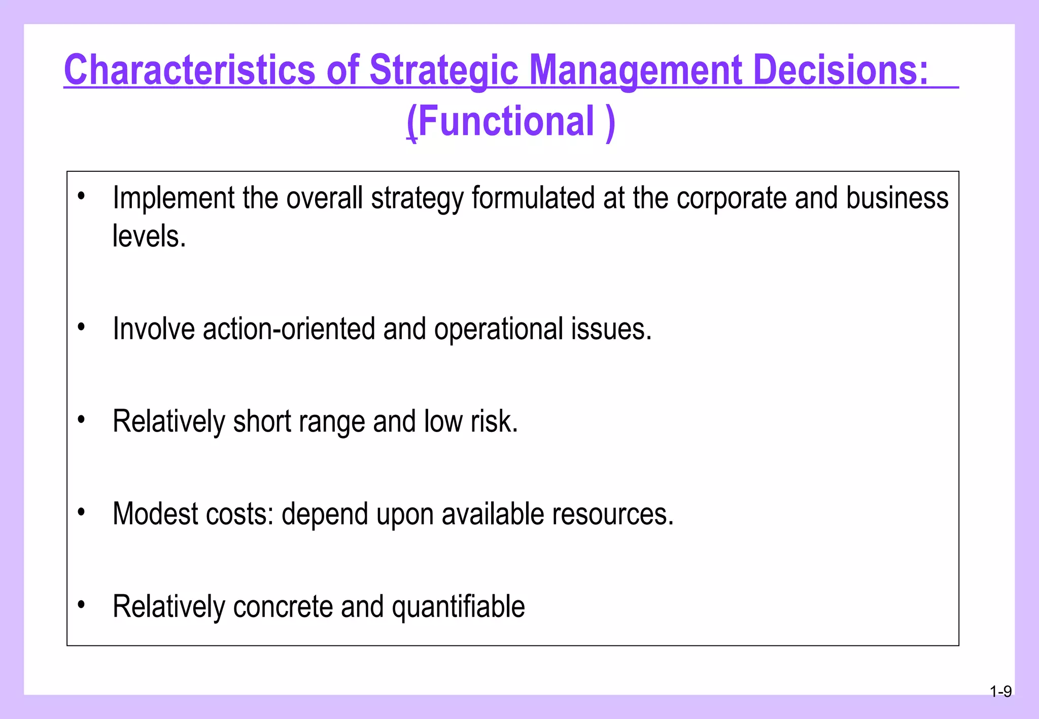 Strategic management module 1 | PPT