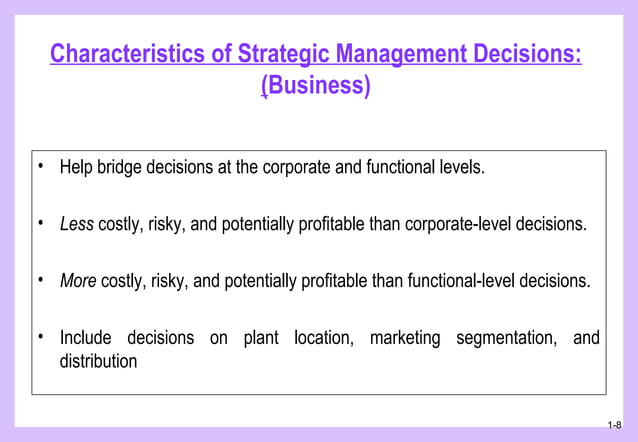 Strategic management module 1 | PPT