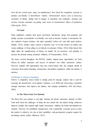 Strategic management of tesla | DOCX