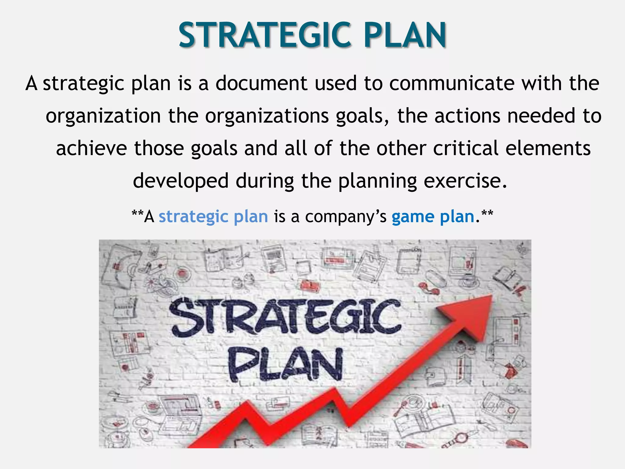 Strategic management planning process analysis and impact - By Adelani ...