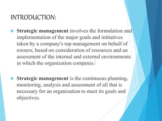 Strategic management | PPT