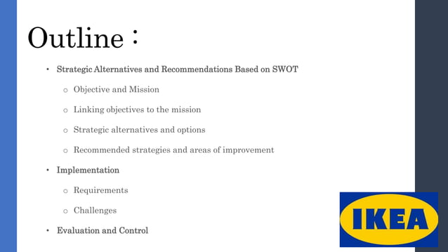 IKEA STRATEGIC MANAGEMENT | PPTX