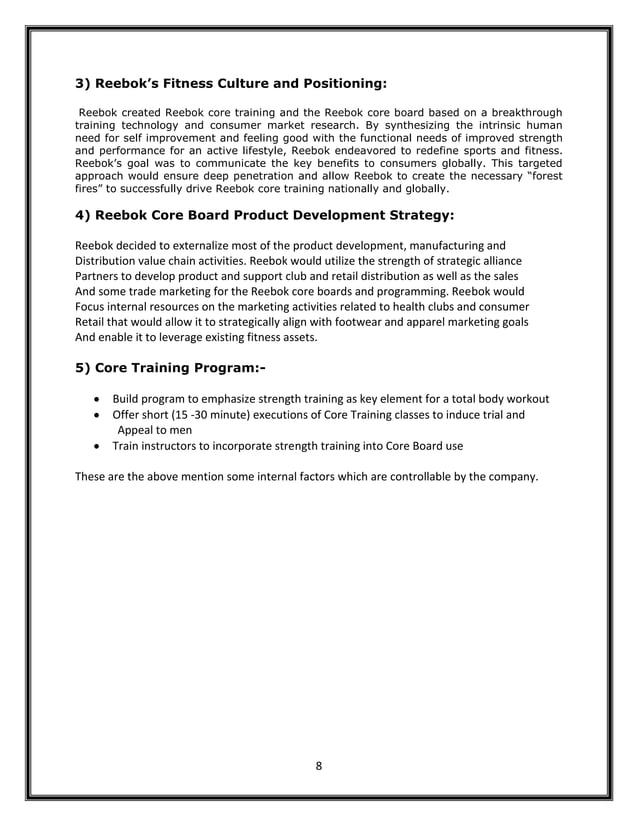 Strategic management project (1) | DOCX | Business Administration ...