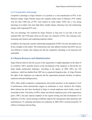 Strategic management report engro polymer and chemicals limited | DOCX