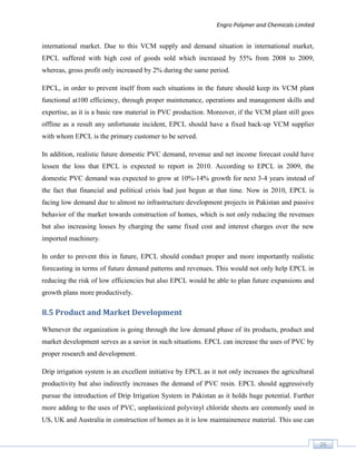Strategic management report engro polymer and chemicals limited | DOCX
