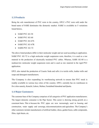 Strategic management report engro polymer and chemicals limited | DOCX