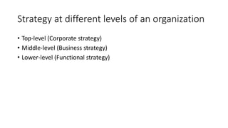 Strategic Management Revision Pointers.pdf | Business Administration ...