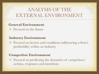 Opportunity and Threat of External Environment | KEY