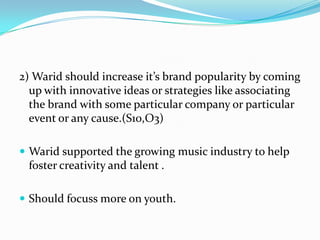 Strategic management warid | PPTX