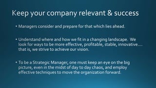 Benefits of Developing Strategic Management Skills | PPT