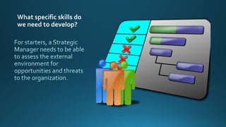 Benefits of Developing Strategic Management Skills | PPT