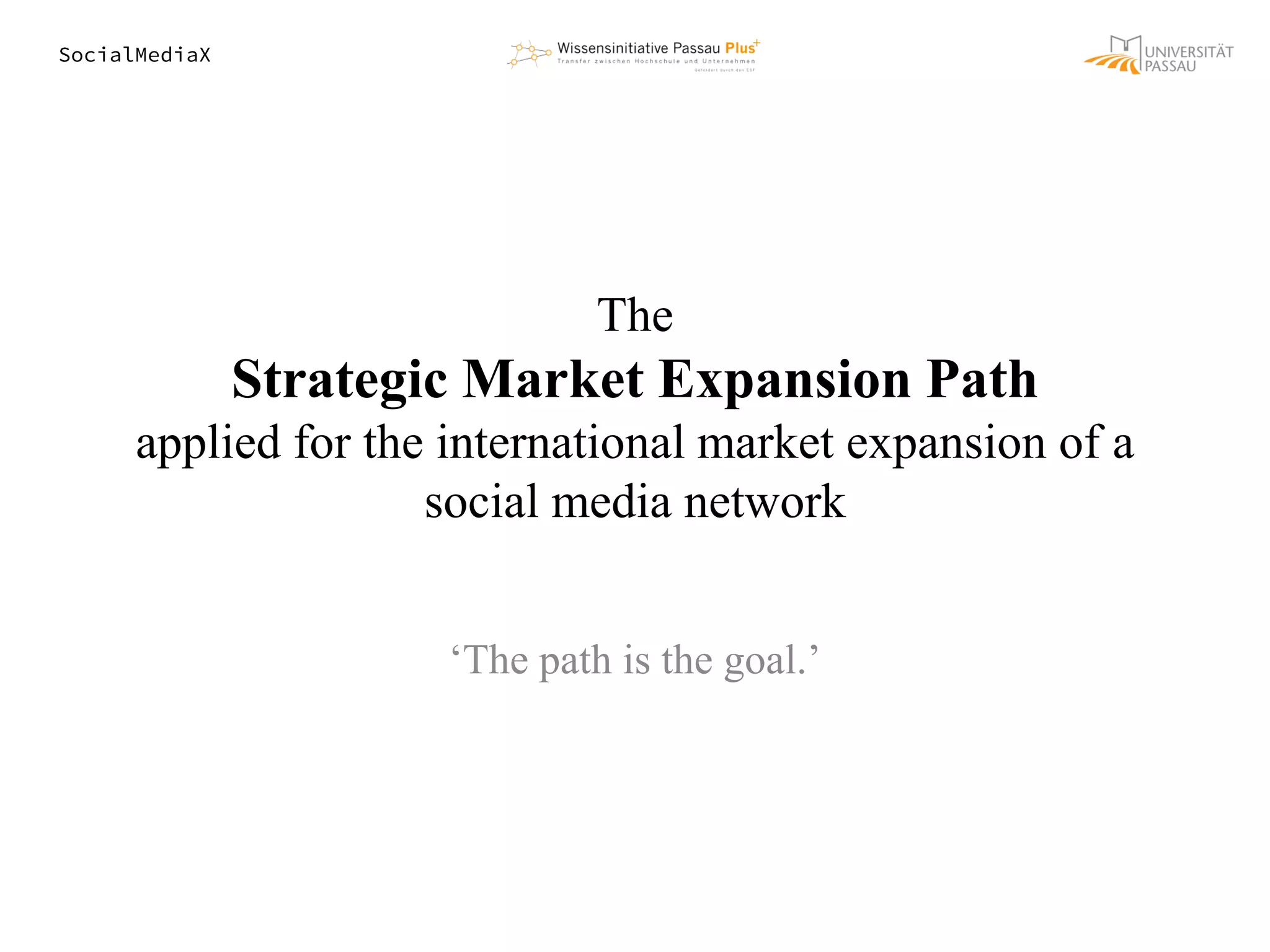 Strategic market expansion path en | PPT