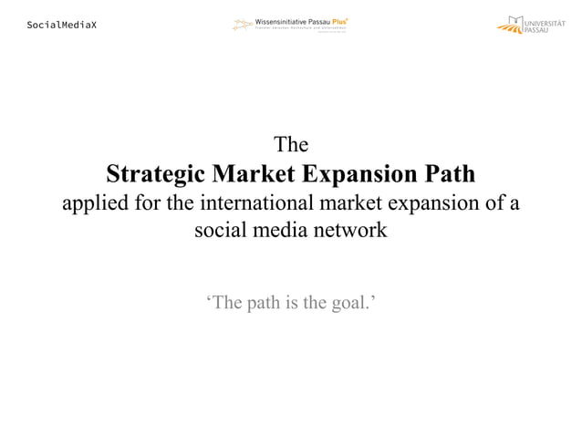 Strategic market expansion path en | PPT