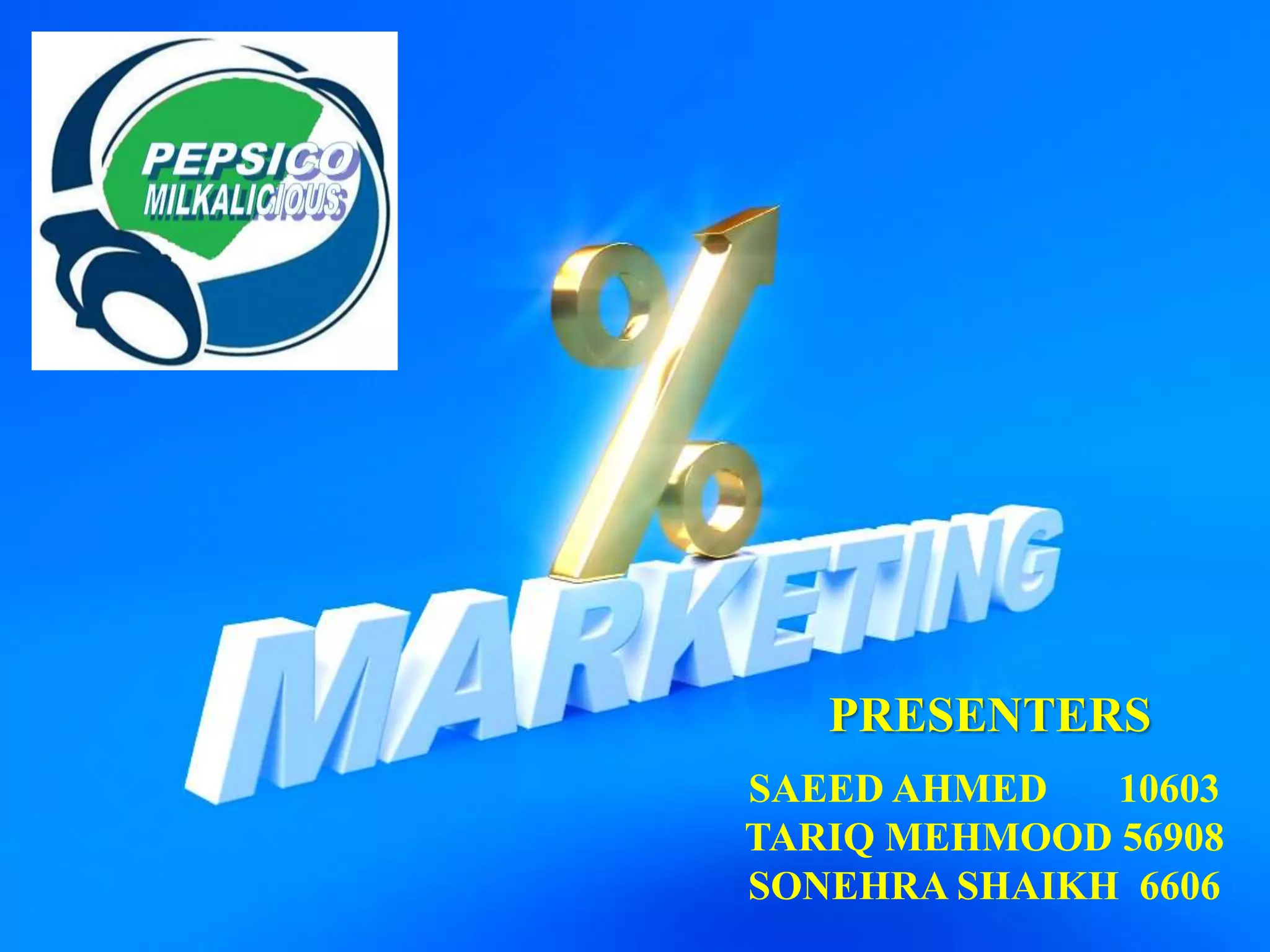 Pepsi-Co (Strategic Marketing Course) | PPT