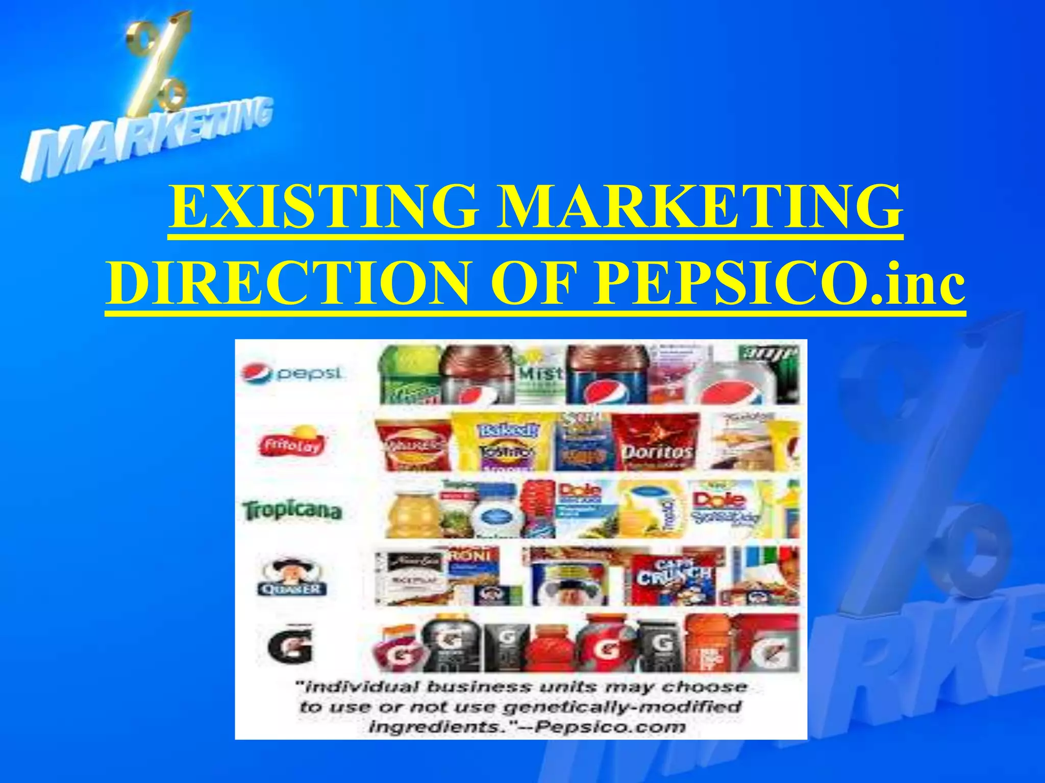 Pepsi-Co (Strategic Marketing Course) | PPT