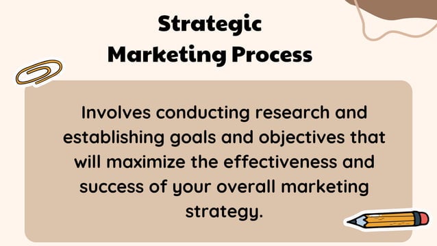 Strategic Marketing Process definitionpdf | PDF