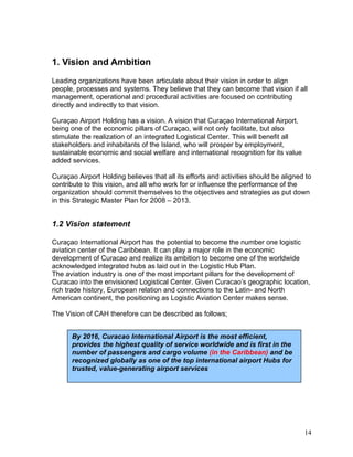 Strategic Master Plan Curacao Airport 2008-2012 | PDF