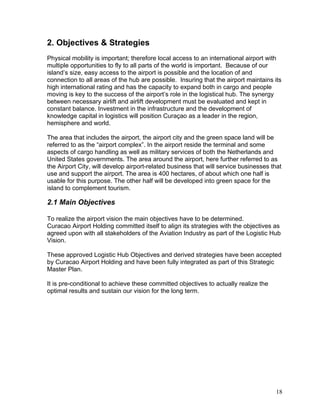 Strategic Master Plan Curacao Airport 2008-2012 | PDF