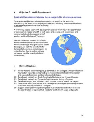 Strategic Master Plan Curacao Airport 2008-2012 | PDF