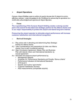 Strategic Master Plan Curacao Airport 2008-2012 | PDF