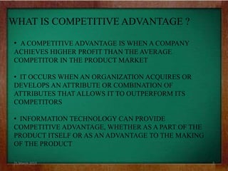 PORTER'S GENERIC STRATEGIES | PPTX