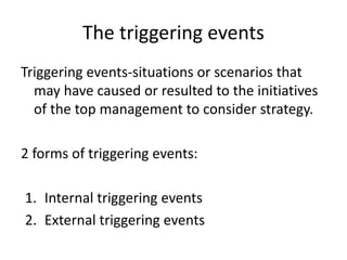 Strategic mgt. chap. 2 | PPT