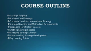 STRATEGIC MANAGEMENT | PPT
