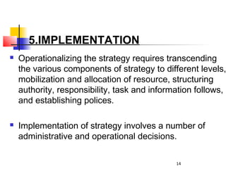 Strategic mgt process | PPT