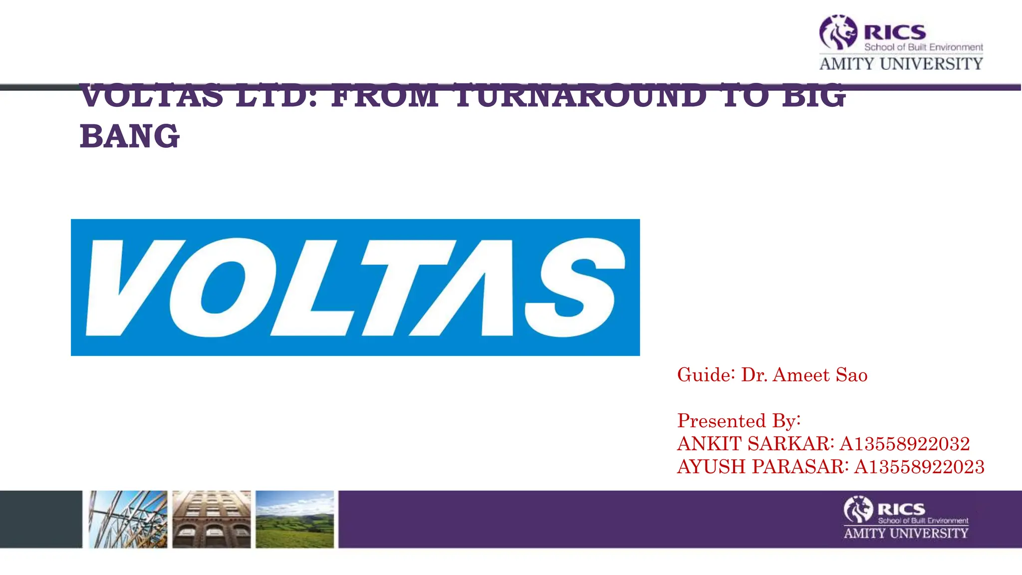 Voltas turnaround strategy management case | PPTX
