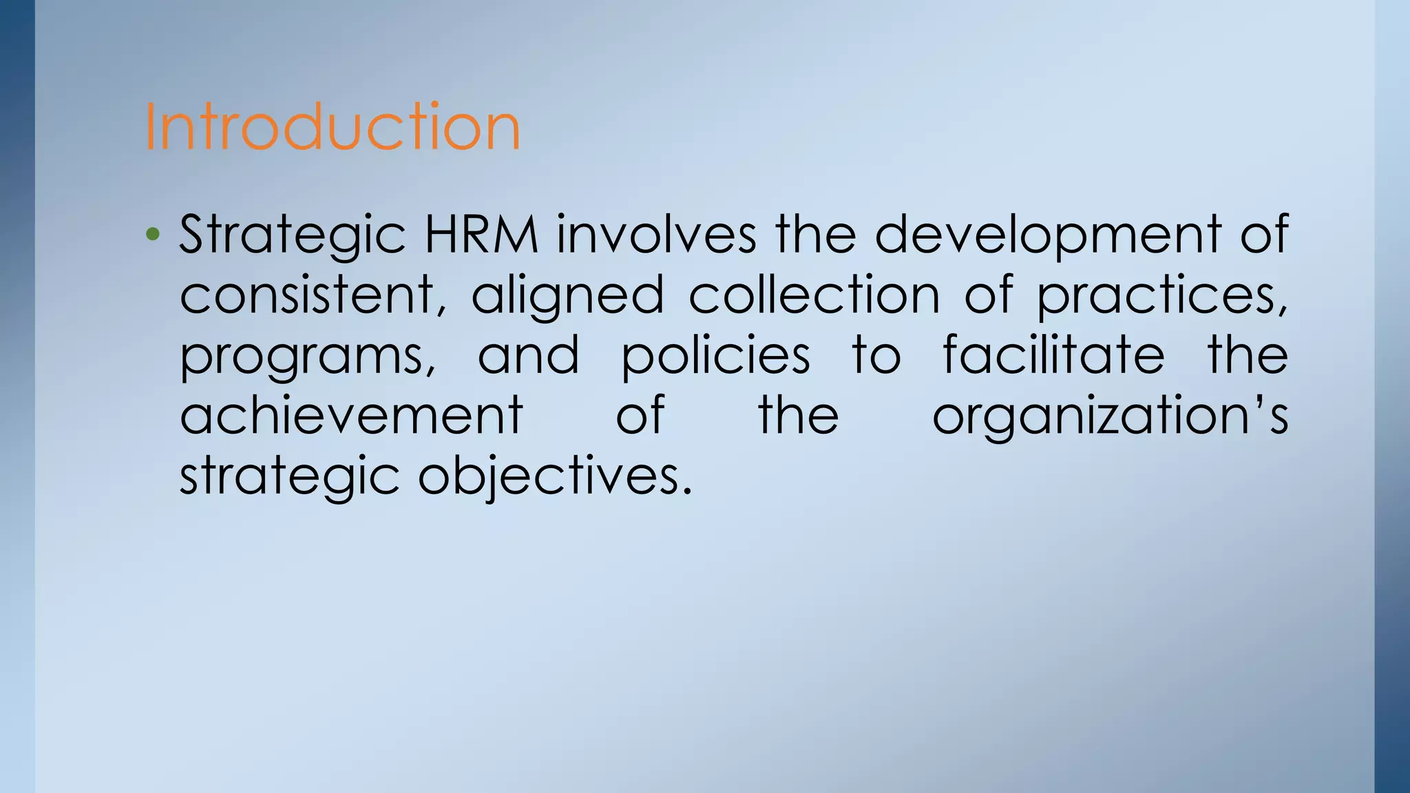 Strategic of role human resource management | PPTX | Human Resources | Business