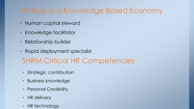 Strategic of role human resource management | PPTX | Human Resources ...