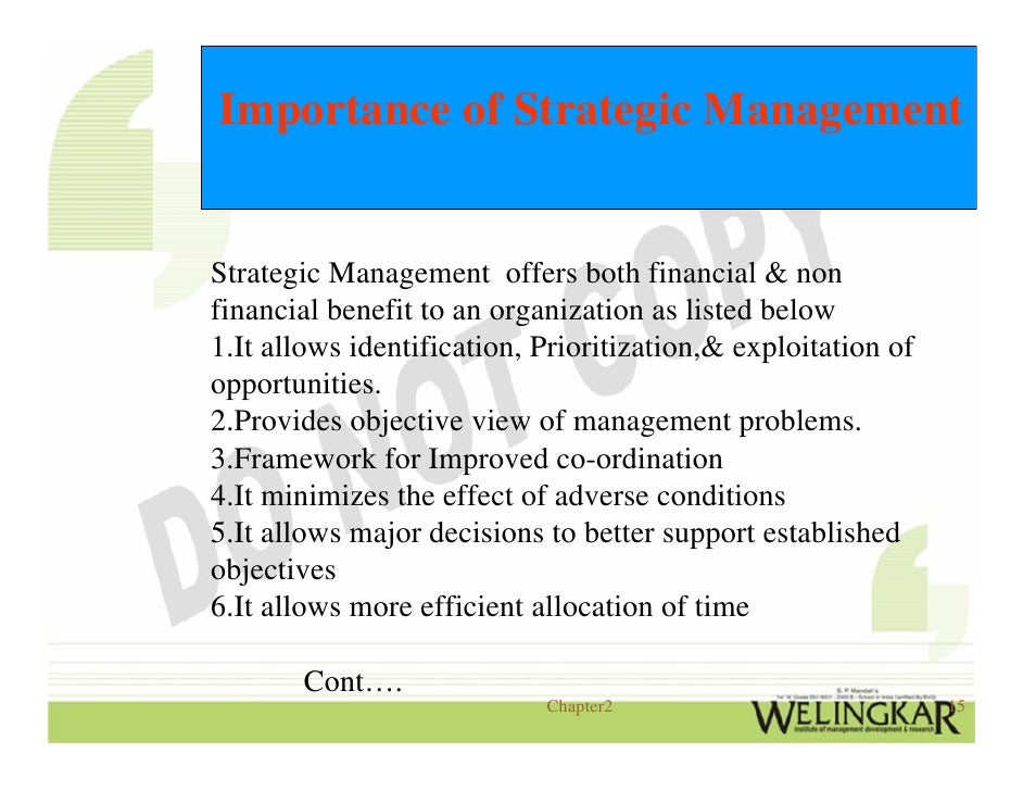 Importance Of Strategic Management The Strategic Importance Of importance-of-strategic-management-the-strategic-importance-of